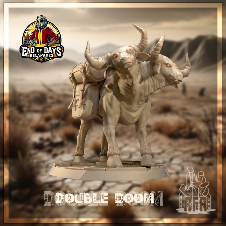 3D Printable Double Doom - Tabletop miniature (Pre-Supported) by ...