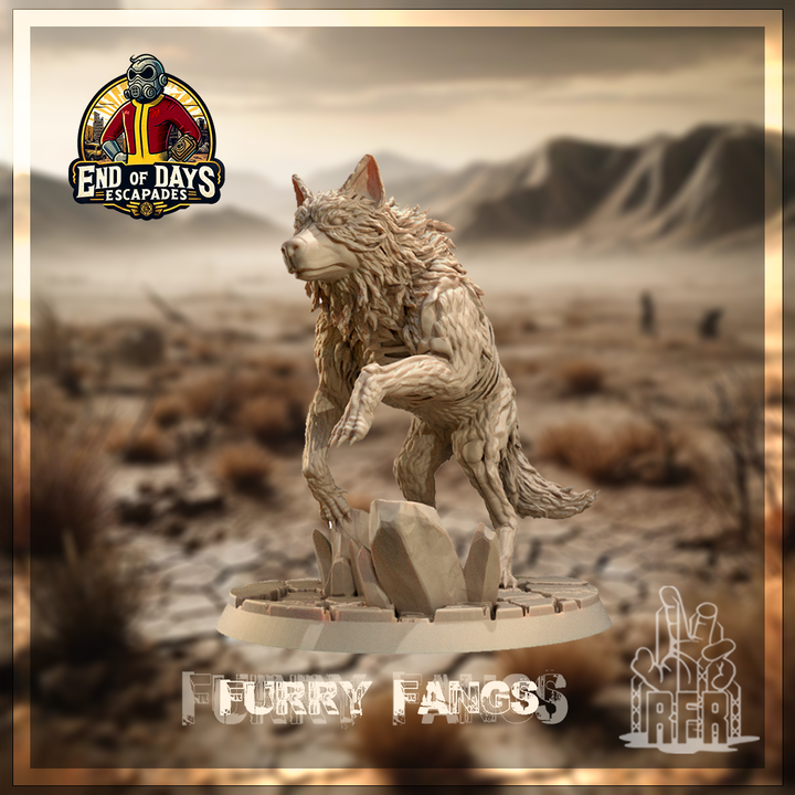 3D Printable Furry Fangs set - Tabletop miniature (Pre-Supported) by ...