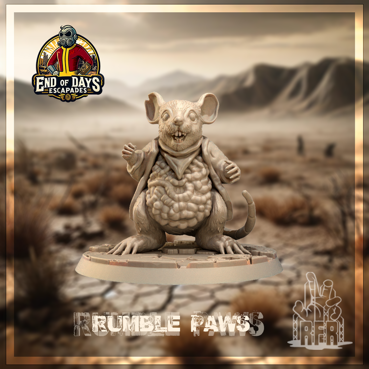 3D Printable Rumblepaws - Tabletop miniature (Pre-Supported) by ...