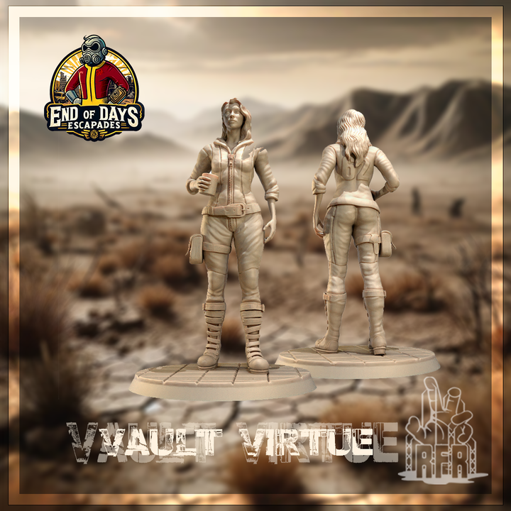 3D Printable Vault Virtue set - Tabletop miniature (Pre-Supported) by ...