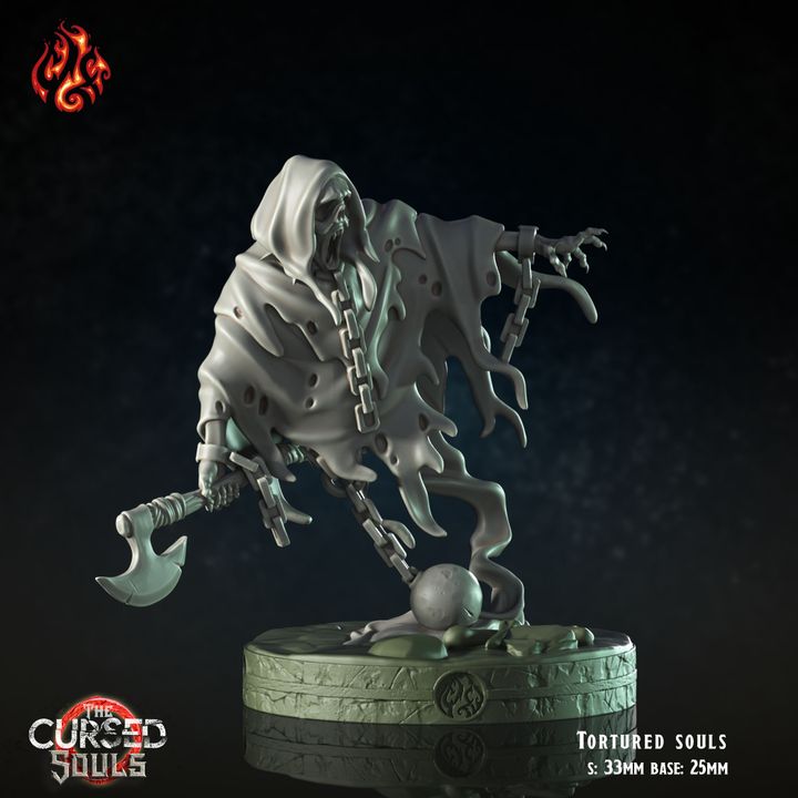 3D Printable Tortured Souls by Crippled God Foundry