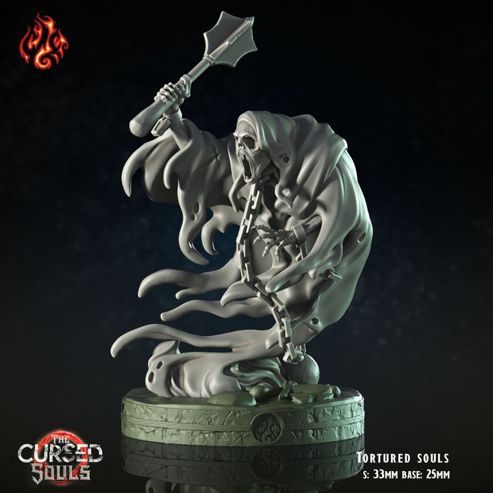 3D Printable Tortured Souls by Crippled God Foundry
