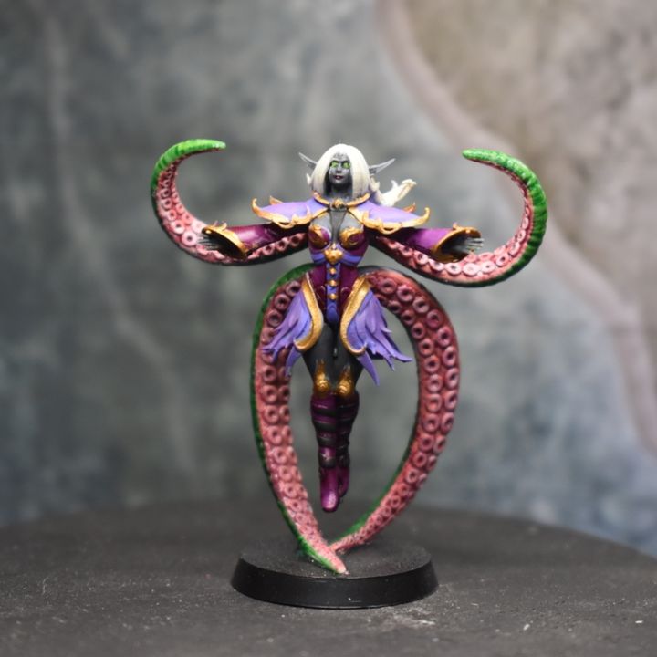 3D Print of Elf Eldritch Cultist - Bundle + Pinups by Pyxora