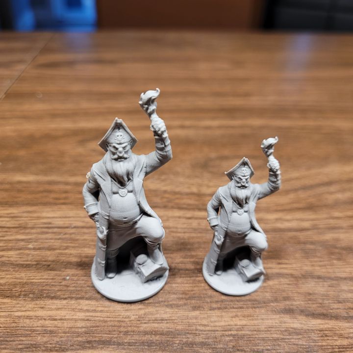 3D Print of Human Pirate Captain by francisa