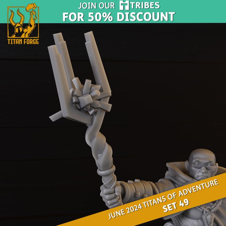 3D Printable RPG - DnD Hero Characters - Titans of Adventure Set 49 by ...