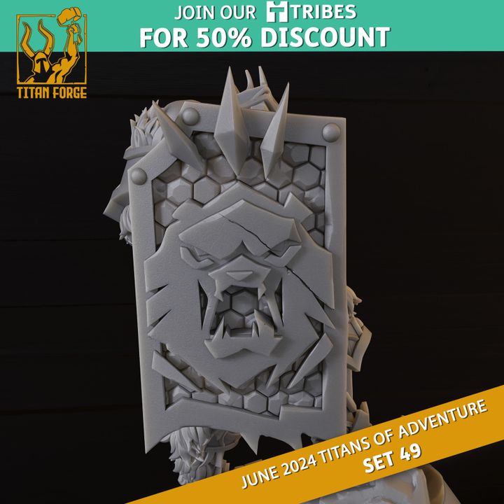 3D Printable RPG - DnD Hero Characters - Titans of Adventure Set 49 by ...