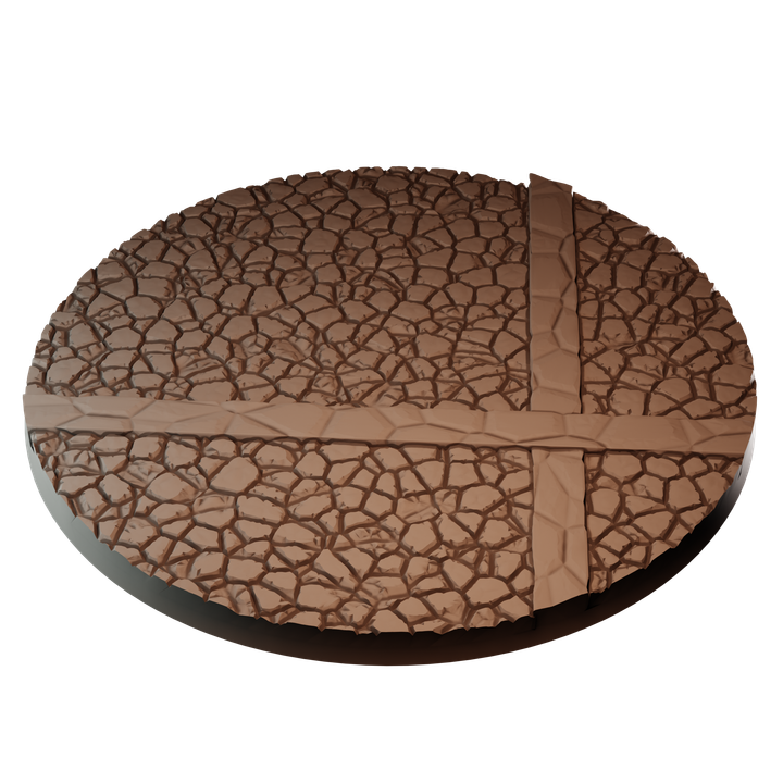 3D Printable Cobblestone Round Bases by MiniWarGaming