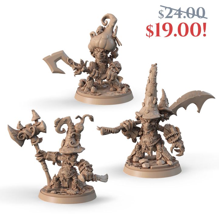 3D Printable Myconid Warriors set by Signum Workshop