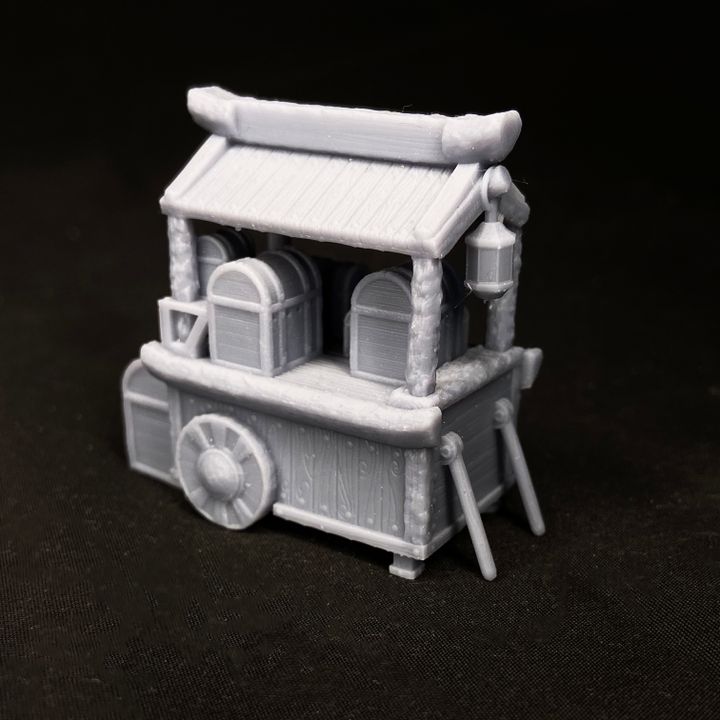3D Printable Market Carts by Krakulu