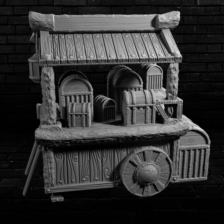 3D Printable Market Carts by Krakulu