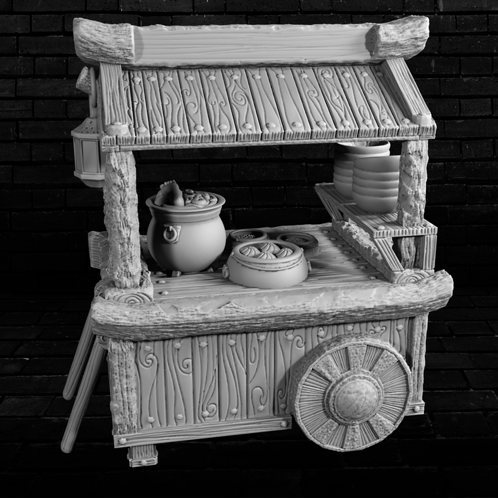 3D Printable Market Carts by Krakulu