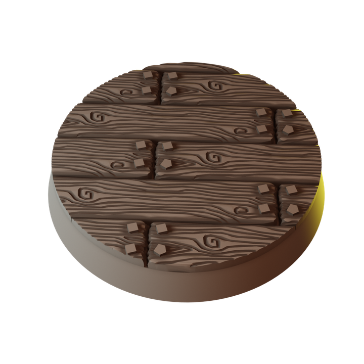 3D Printable Wood Round Bases by MiniWarGaming