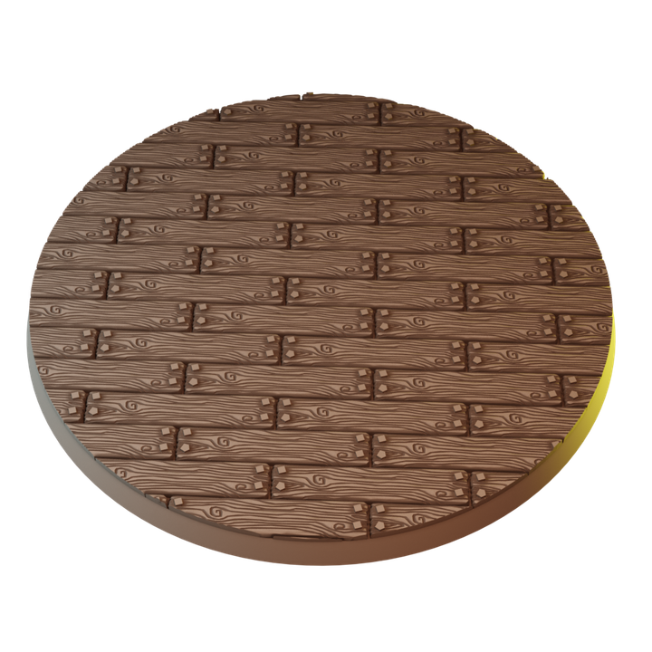 3D Printable Wood Round Bases by MiniWarGaming