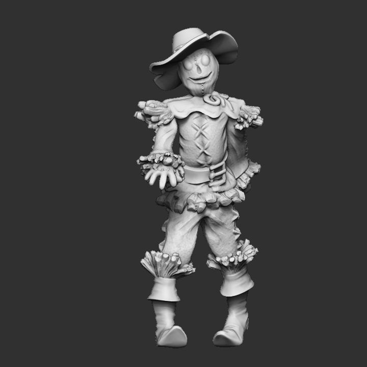 3D Printable Scarecrow from Wizard of Oz by Gametee 3d Miniatures