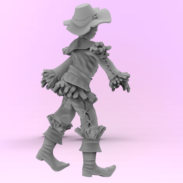 3D Printable Scarecrow from Wizard of Oz by Gametee 3d Miniatures