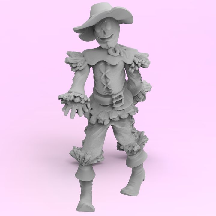 3D Printable Scarecrow from Wizard of Oz by Gametee 3d Miniatures