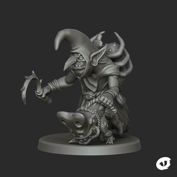 3D Printable Goblin Sniffer by Insight Miniatures