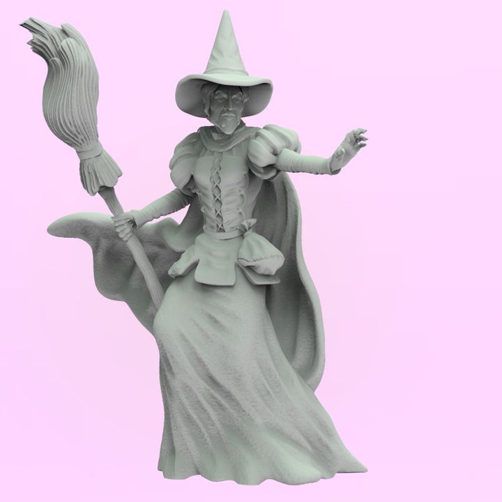 3D Printable The Wicked Witch of the West from the Wizard of Oz ...