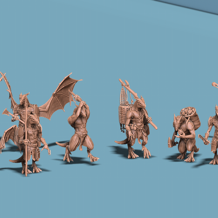 3D Printable Kobolds by Little Shop of Sigil