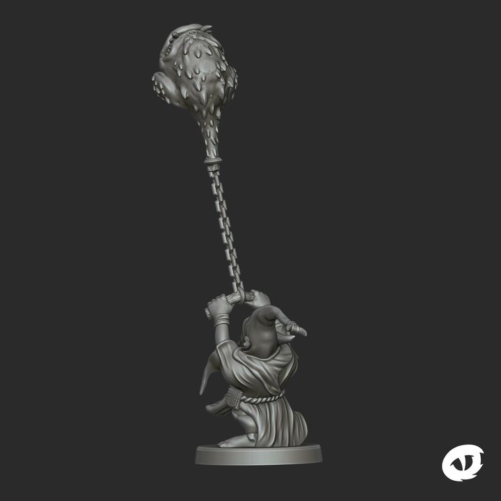 3d Printable Goblin Flail By Insight Miniatures