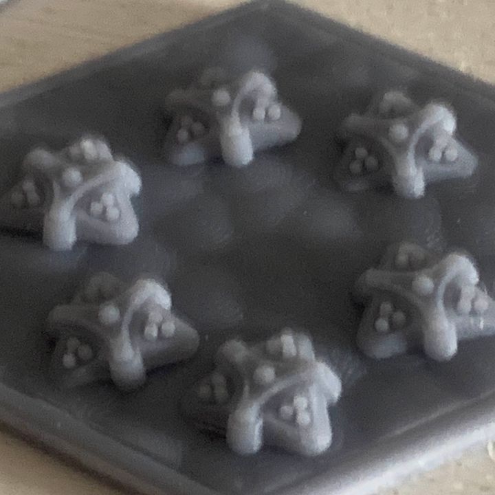 3D Printable Landmine Hex terrain by That Blasted Samophlange