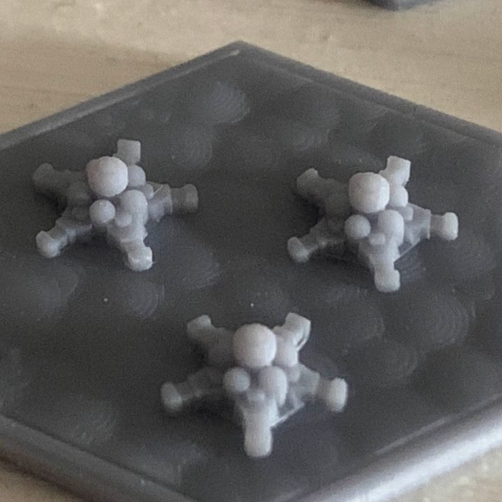3D Printable Landmine Hex terrain by That Blasted Samophlange