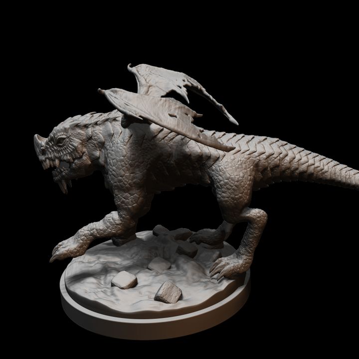 3D Printable Rock Ambush Drake by Studio Fantasms