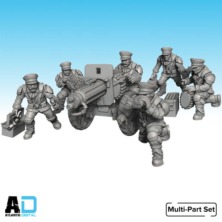 3D Printable Bulldogs Heavy Weapons by Wargames Atlantic