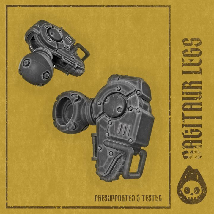 3D Printable Sagitaur Crawler Legs Upgrade by Magic Bird Workshop