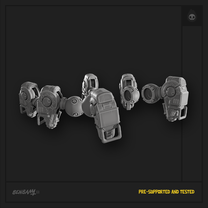 3D Printable Sagitaur Crawler Legs Upgrade by Magic Bird Workshop