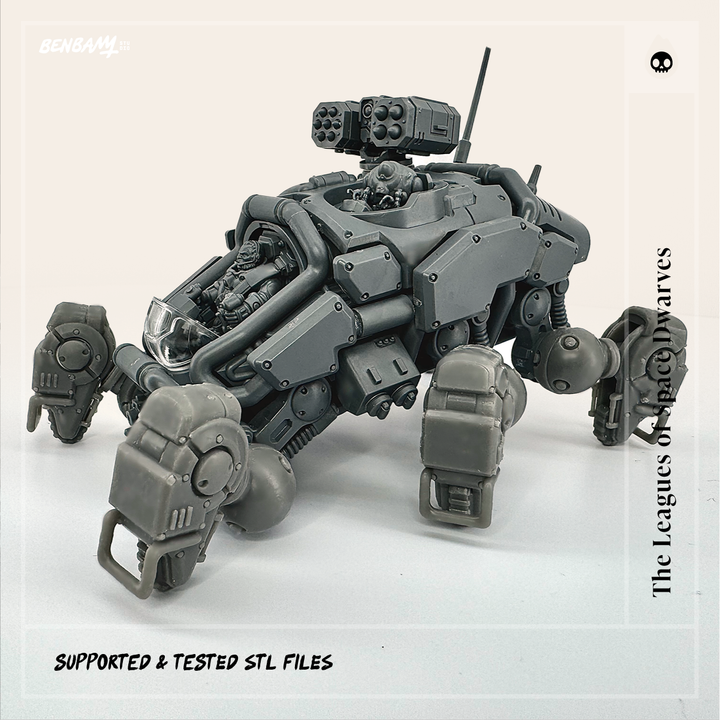 3D Printable Sagitaur Crawler Legs Upgrade by Magic Bird Workshop