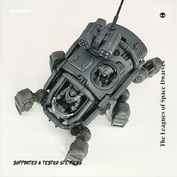 3D Printable Sagitaur Crawler Legs Upgrade by Magic Bird Workshop