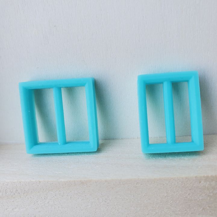 3D Printable Window Frame - Rectangle and Square by Signe "DeeKay" Madsen