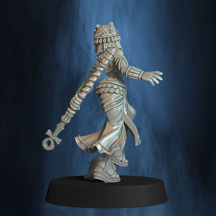 3D Printable Soul Sand Priestess "Nephthys" by Amida