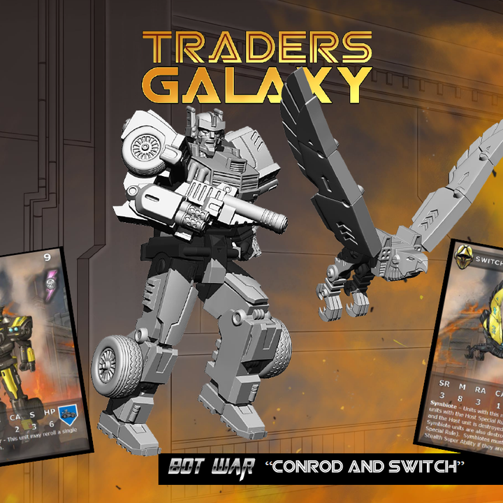 3D Printable Valiant Golden Lions - Conrod and Switch by Traders Galaxy ...