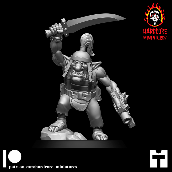 3D Printable Retro Gobbos by Hardcore Miniatures