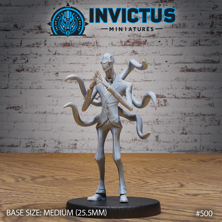 3D Printable Slenderman / Supernatural Creature / Alien Monster ...