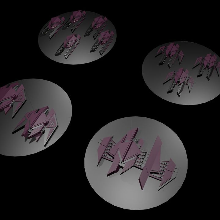 3D Printable SCI-FI Ships Fleet Pack - The Nosterov Covens ...