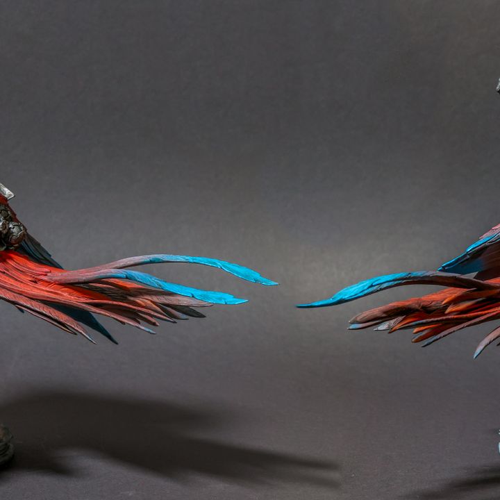 3D Print of Aerithrian Wind Defender on Emberfinches by blaketoys