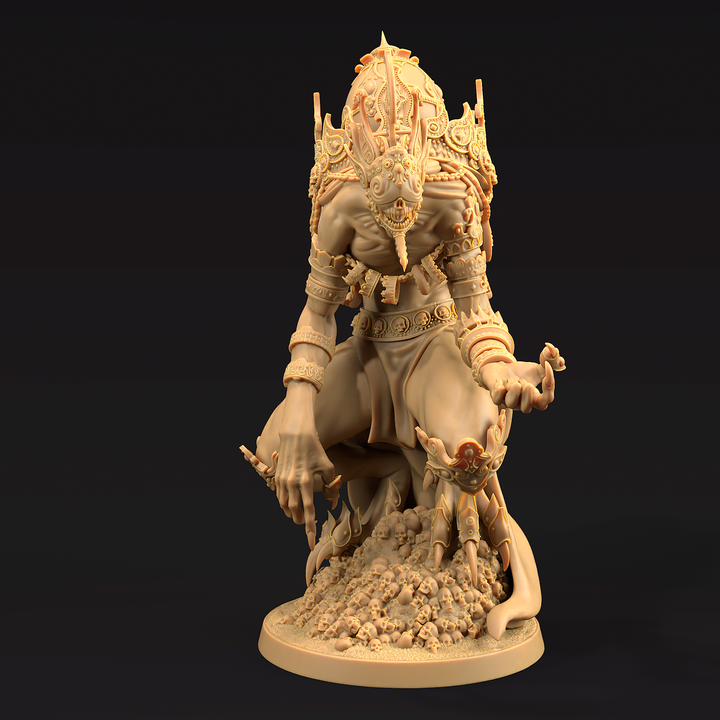 3D Printable Beliak, Archdevil of Crowns | PRESUPPORTED | Hell Heist by ...