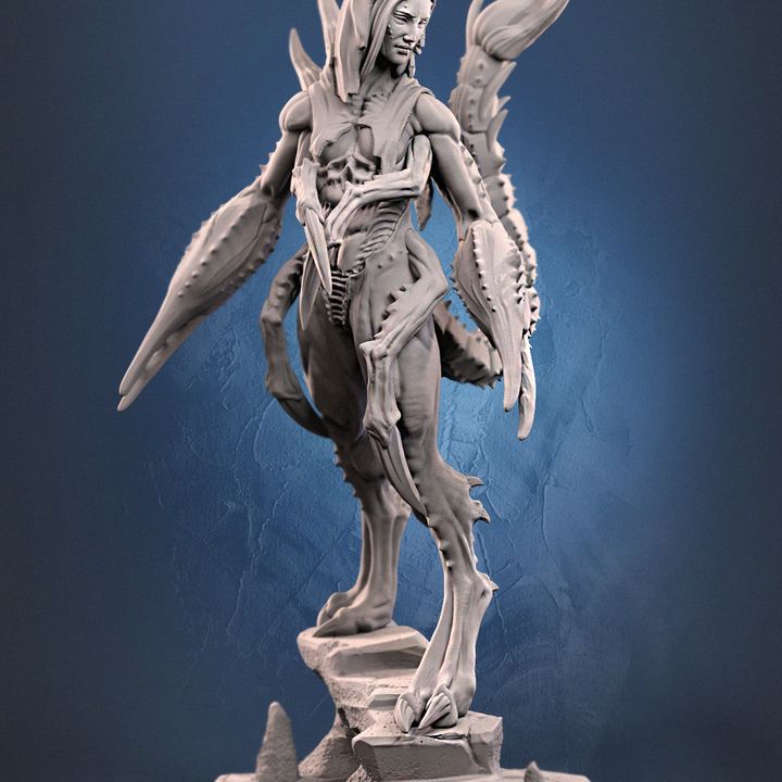 3D Printable Najra Scorpioness by Dragun Studios