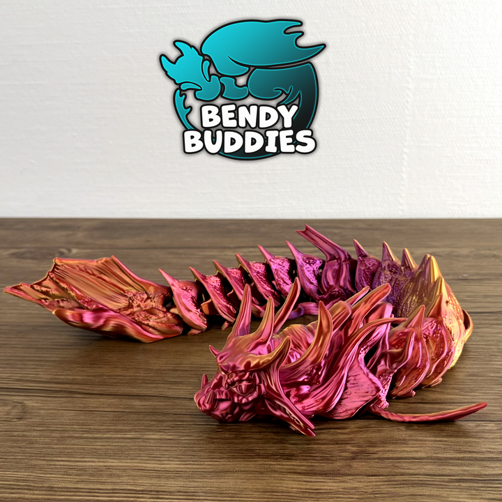 3D Printable Seraphelon / Sea Serpent Articulated / Print-in-Place ...