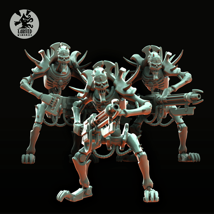 3D Printable Automaton Warriors by Tainted Windmill