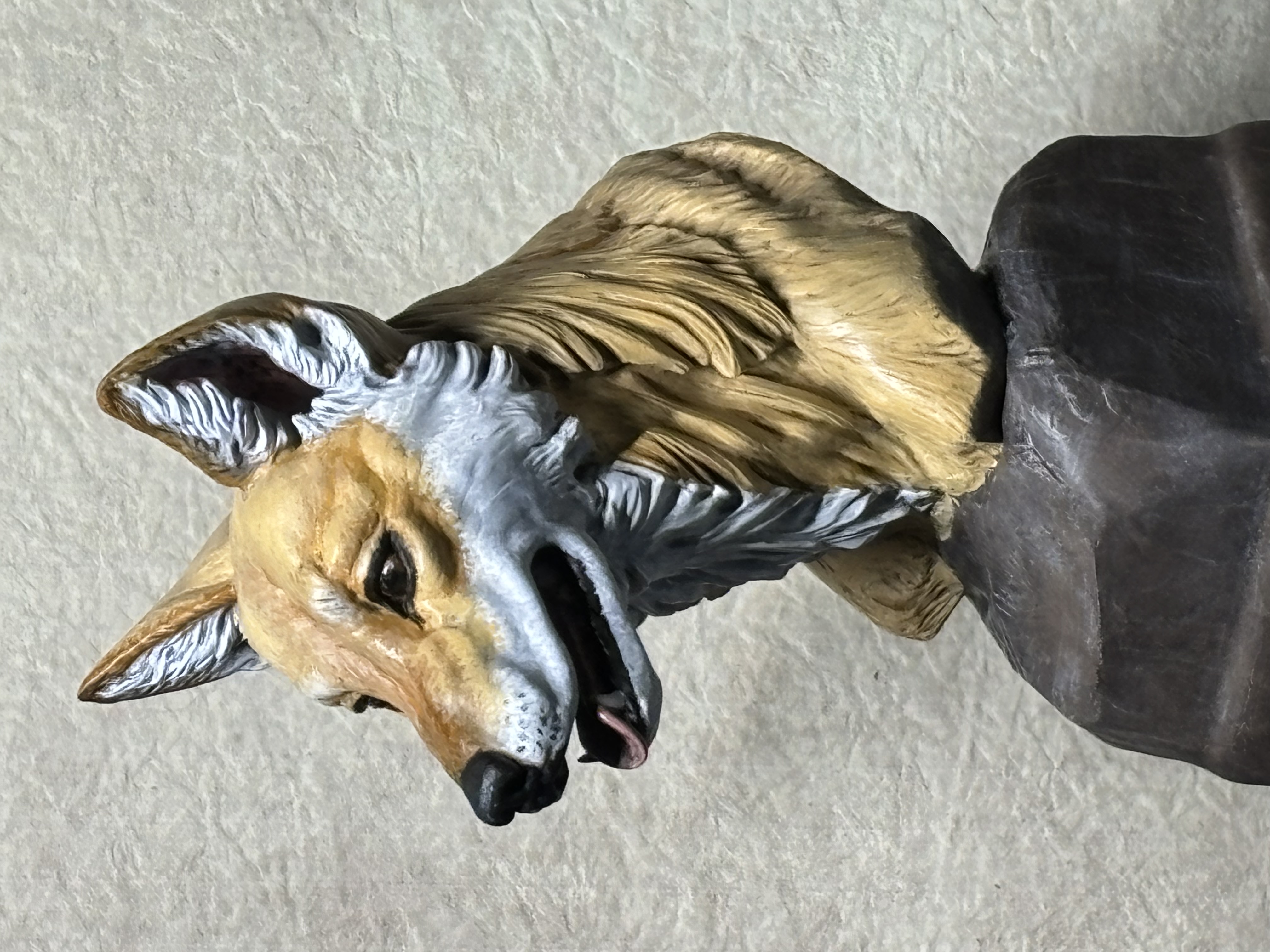 3D Printable Dingo Bust by Animal Den Miniatures