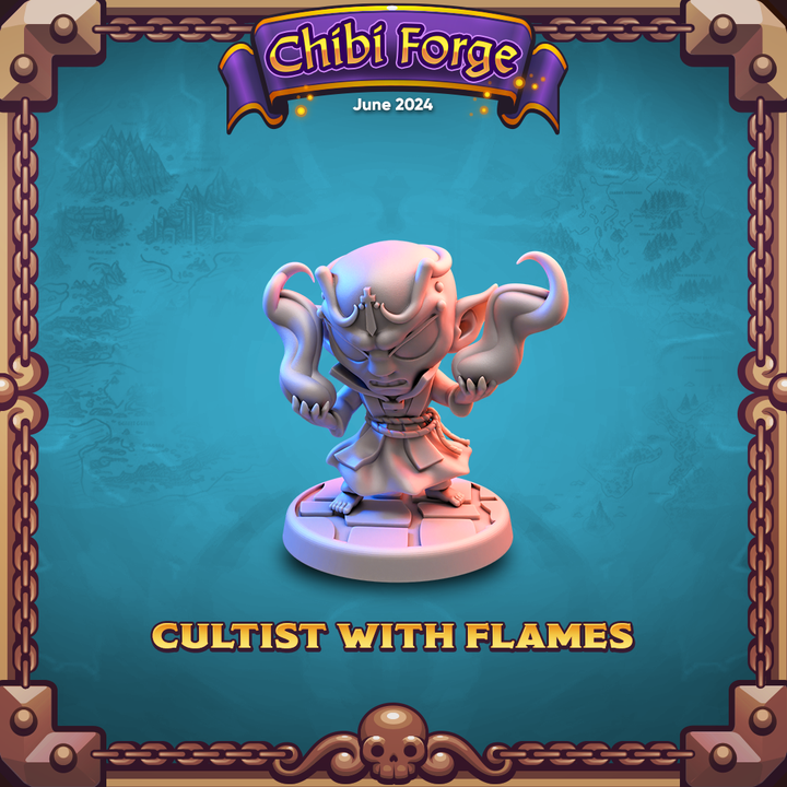 3D Printable Chibi Forge - Release 17 - June 2024 by Titan Forge Miniatures