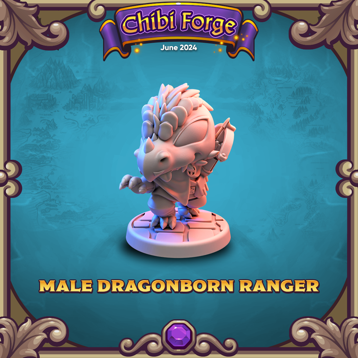 3D Printable Chibi Forge - Release 17 - June 2024 by Titan Forge Miniatures