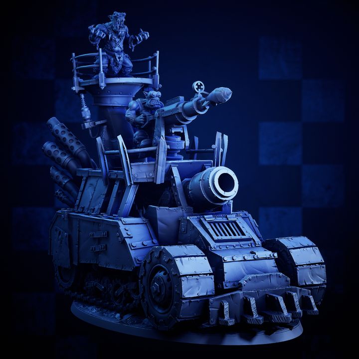 3D Printable MrModulork's Deff Rig / Gun Truk by MrModulork