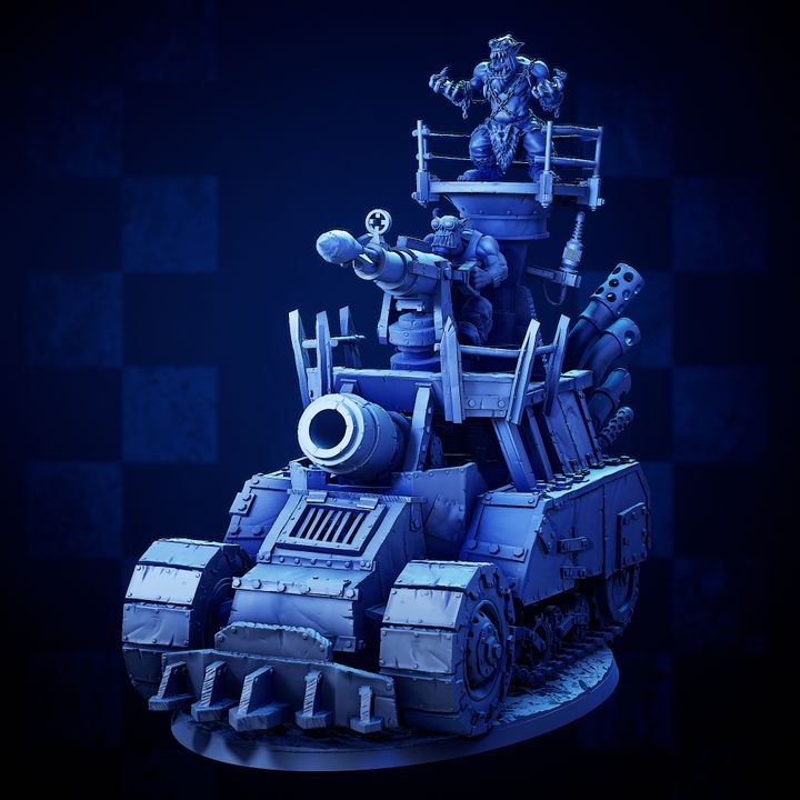 3D Printable MrModulork's Deff Rig / Gun Truk by MrModulork