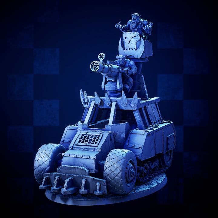 3D Printable MrModulork's Deff Rig / Gun Truk by MrModulork