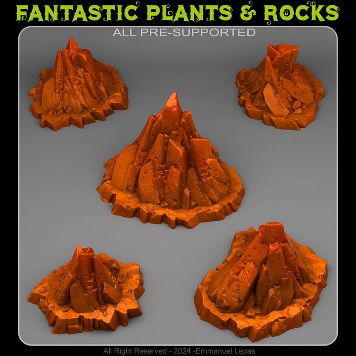 3D Printable MARTIAN ROCKS by Fantastic Plants And Rocks
